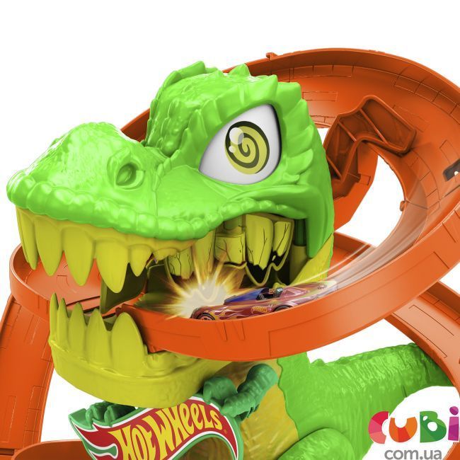 Игровой набор Атака огненного Ти-Рекса Hot Wheels (JBM73) , купить в Cubi